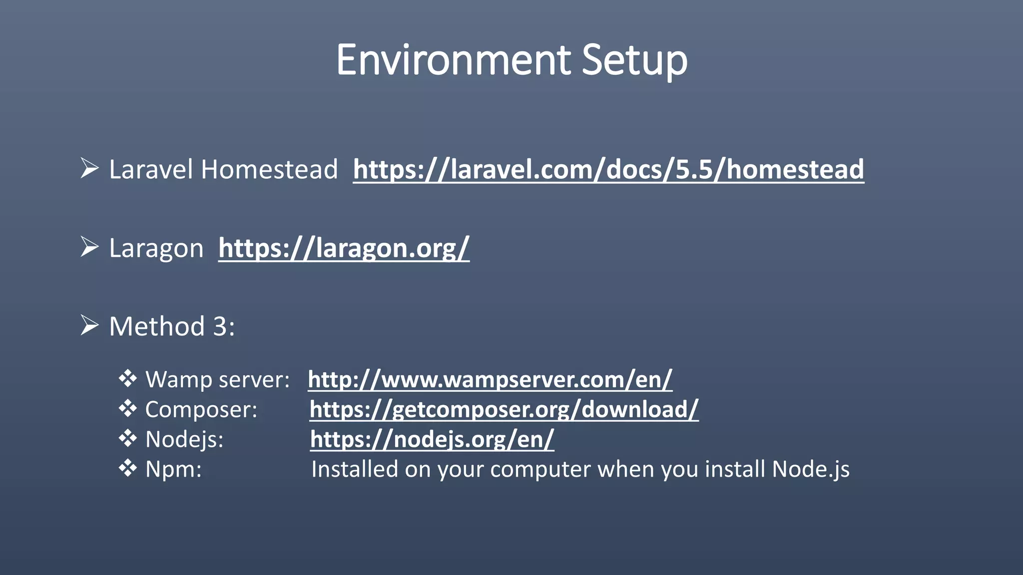 Laravel overview | PPTX