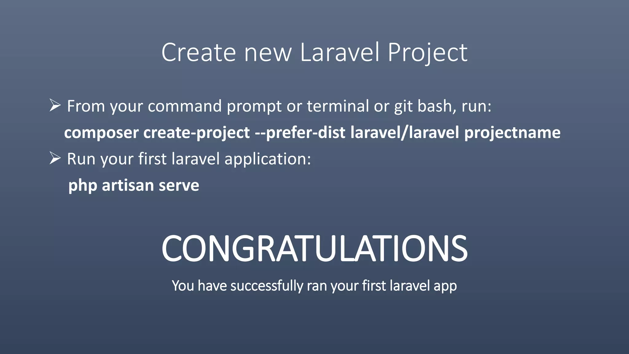 Laravel overview | PPTX