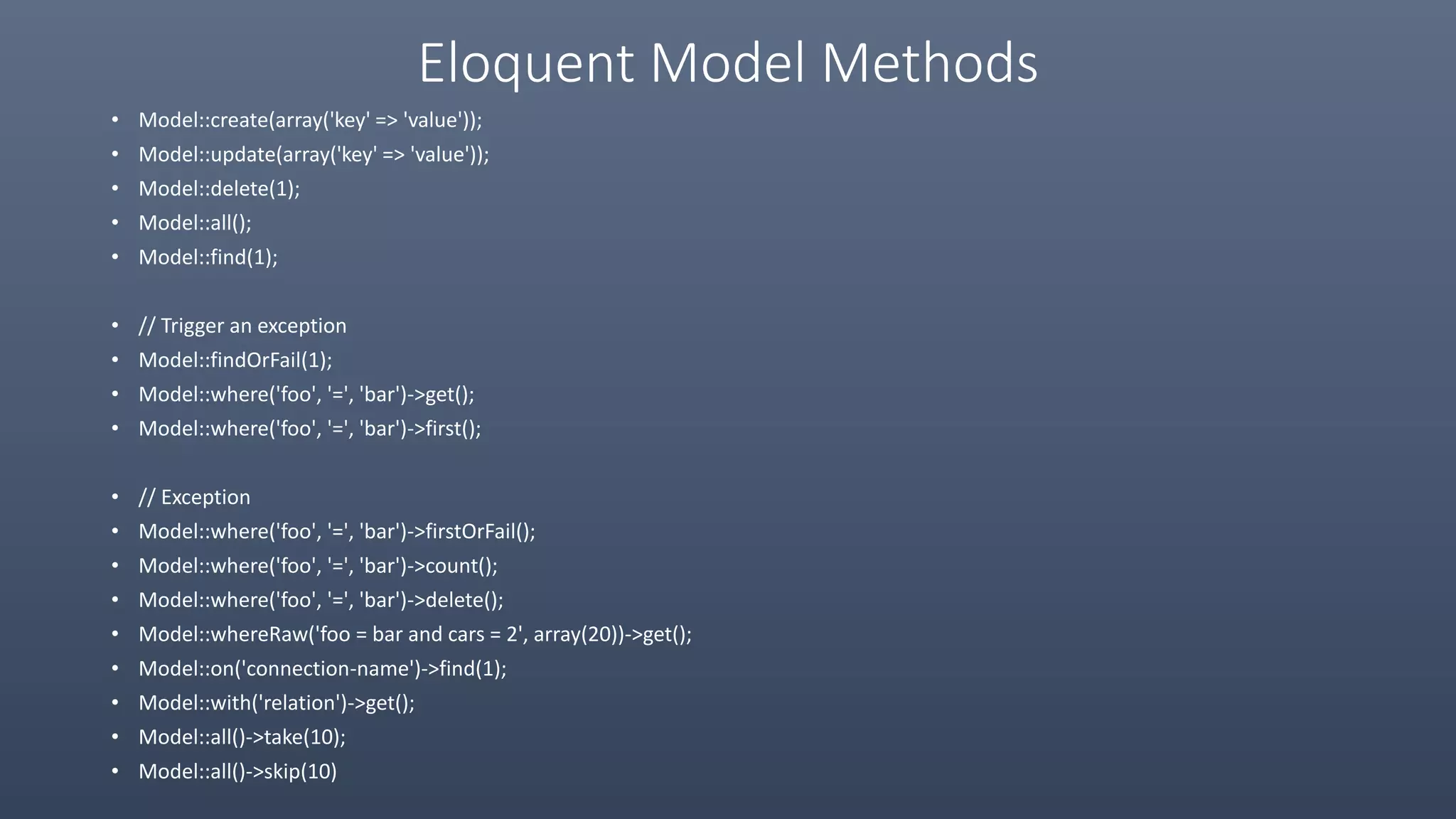Laravel overview | PPTX