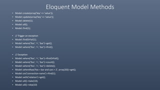 Laravel overview | PPTX