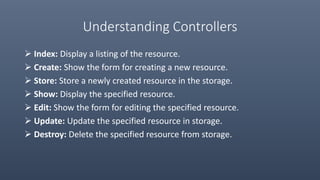 Laravel overview | PPTX