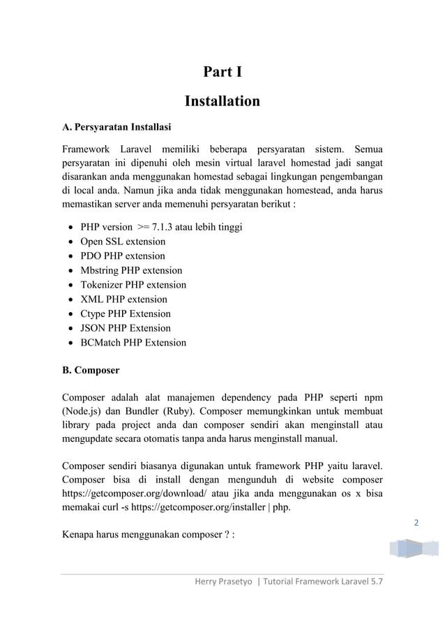 Laravel[part 1] | PDF