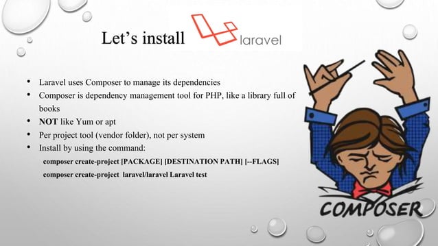 Laravel ppt | PPTX | Databases | Computer Software and Applications