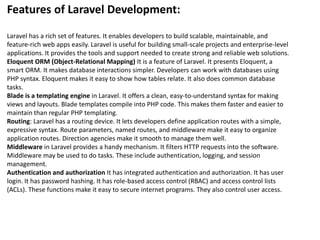 Laravel Development Company And Services | PPT