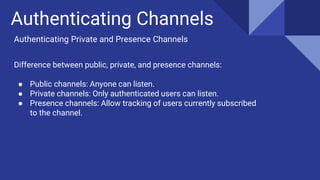 Introduction to Websockets, Laravel Reverb Presentation | PPT