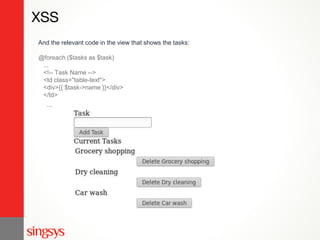 Laravel Security Standards | PPTX | Web Development | Internet