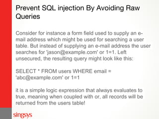 Laravel Security Standards | PPTX