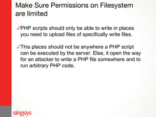 Laravel Security Standards | PPTX | Web Development | Internet