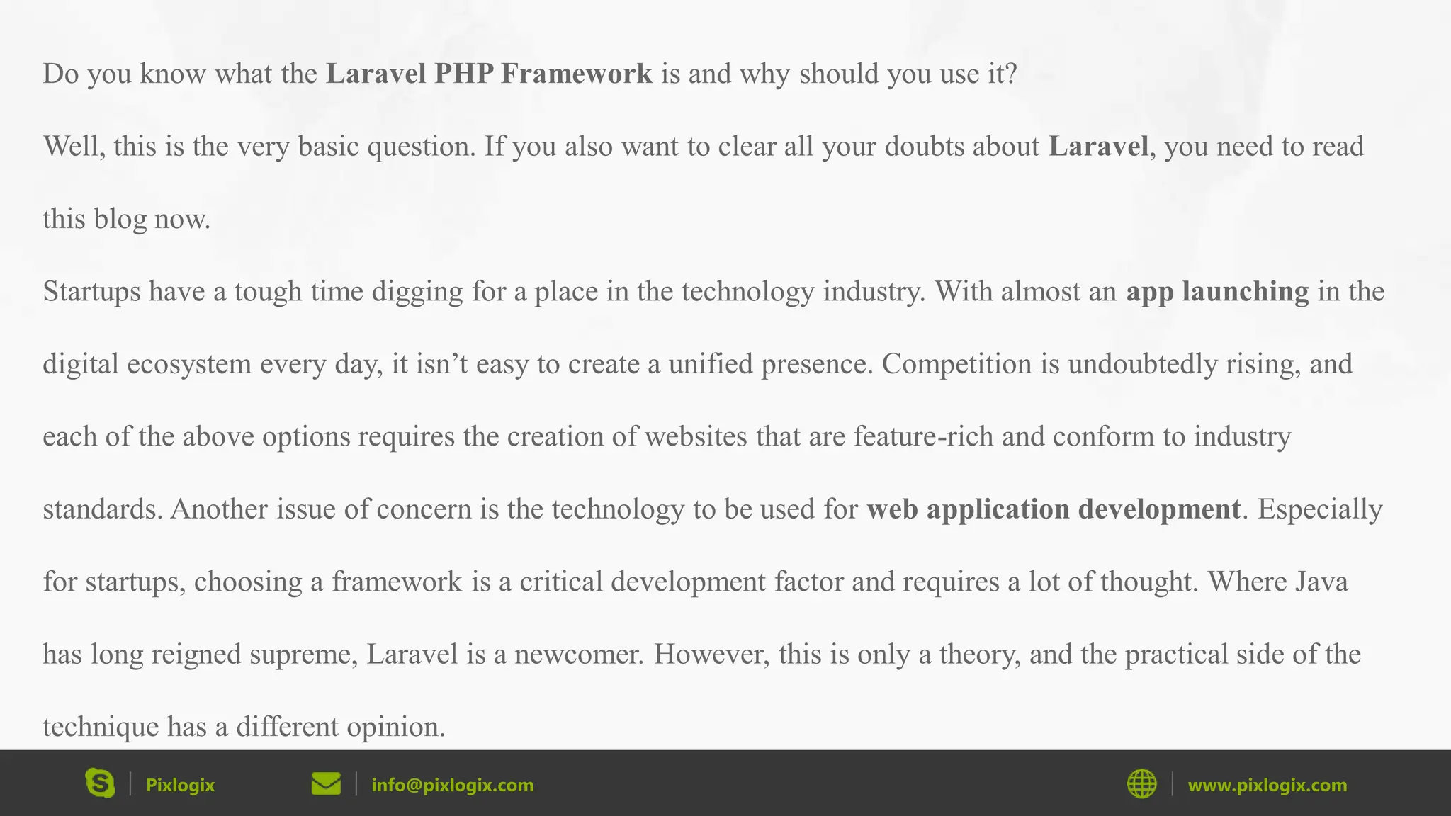 Laravel The Perfect Php Framework For Startups Ppt 6877
