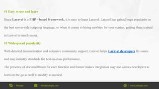 Laravel – The Perfect PHP Framework for Startups | PPT