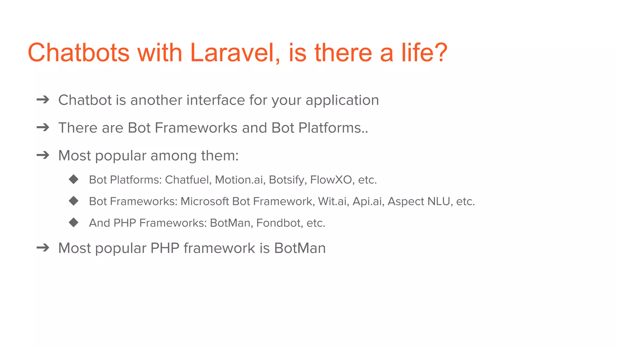 Laravel ua chatbot | PPT
