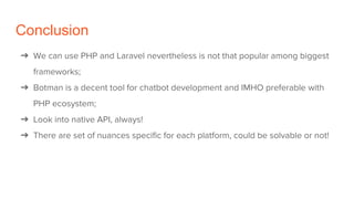 Laravel ua chatbot | PPT