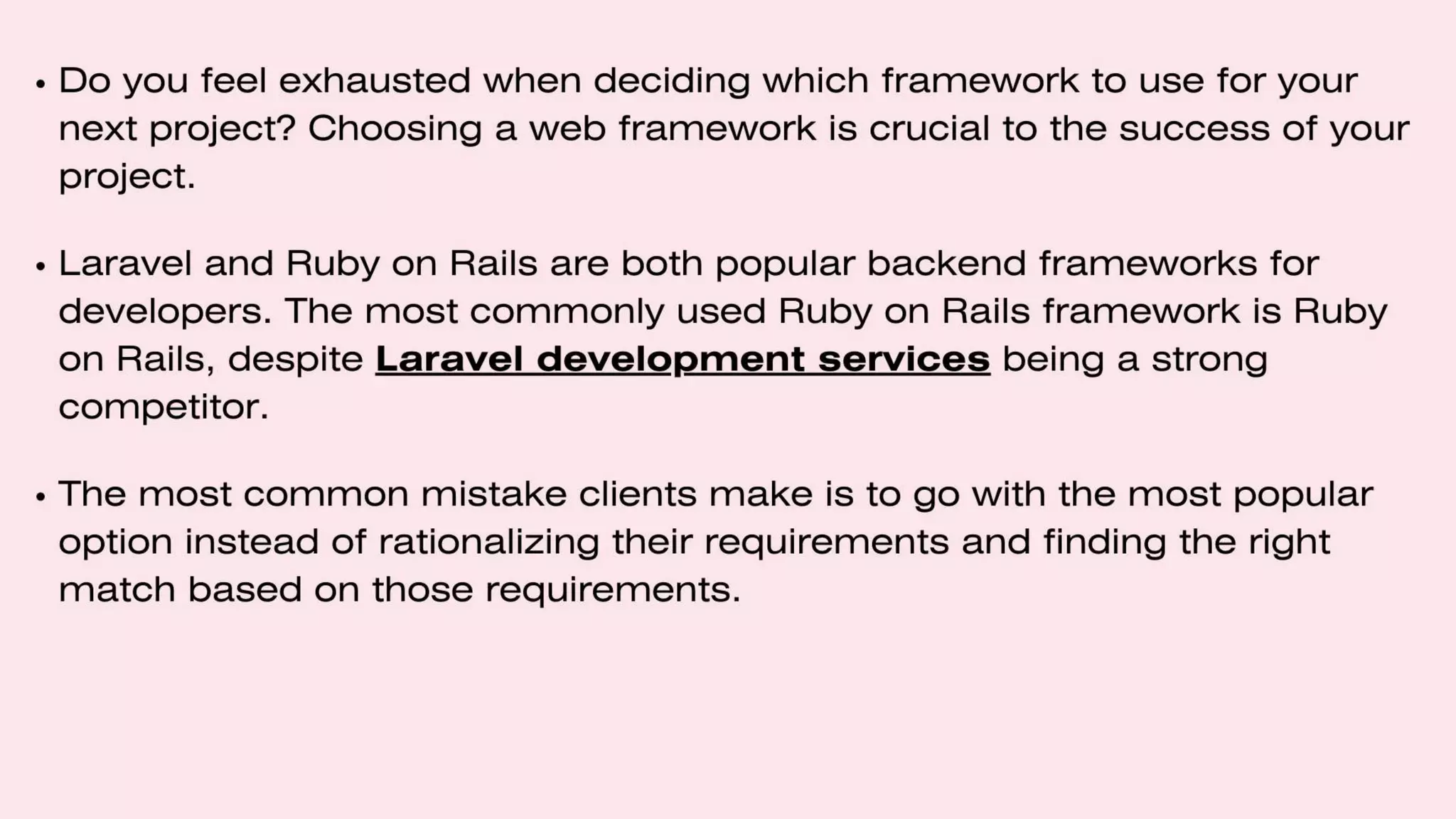 Ruby on Rails vs laravel - A Detailed Comparison | PPT Ruby on Rails vs laravel - A Detailed Comparison | PPT
