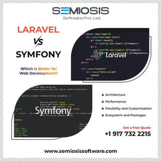 Laravel vs Symfony: Which is Better for Web Development? | PDF