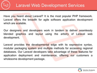 Laravel Web Development Services | PPT