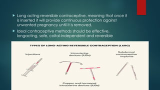 LARC.pptx long acting reversible contraceptive | PPTX