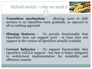 SDN – Hybrid architecture | PDF