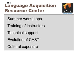 LARC ILR at Ed presentation | PPSX | Educational Assessment | Education