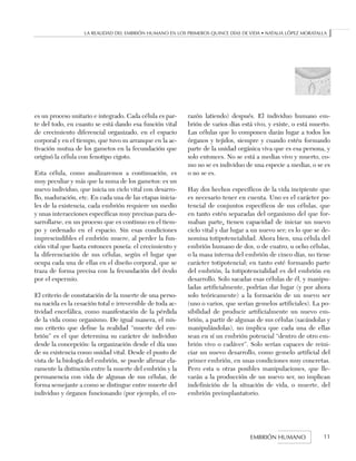 La realidad del embrion en los primeros quince dias | PDF