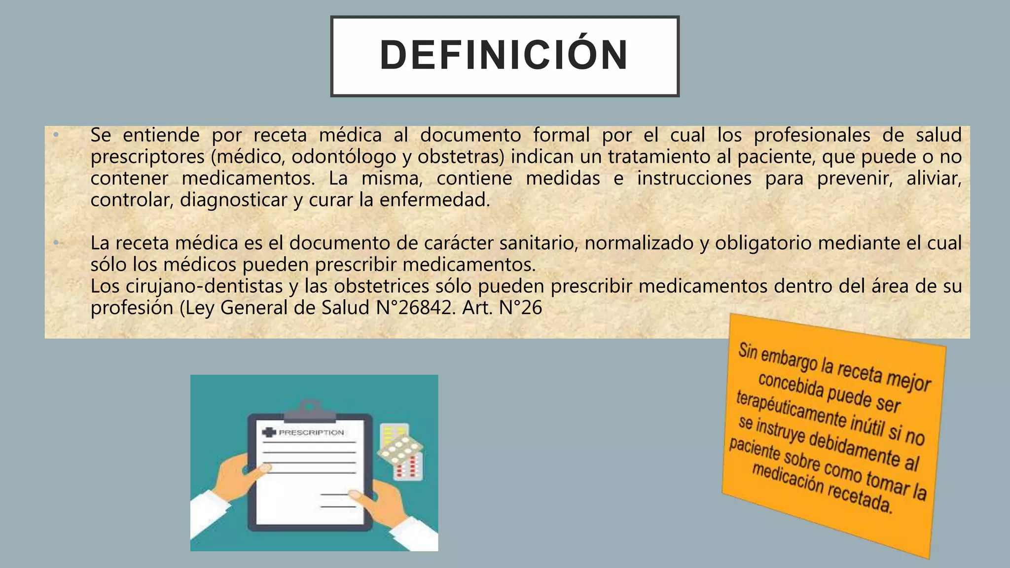 La receta medica trabajo.pptx
