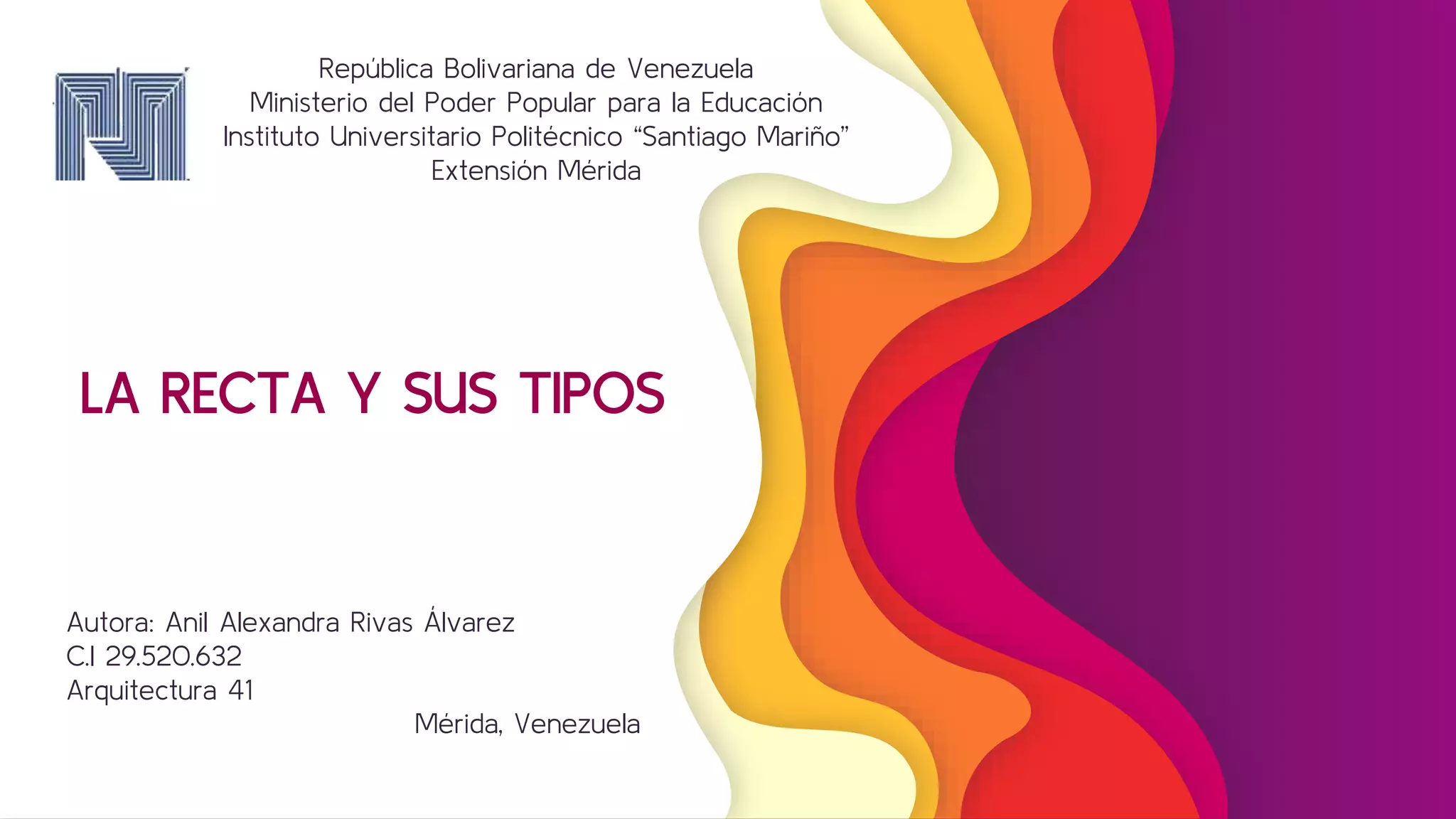 La recta y sus tipos | PPTX | Geography | Science