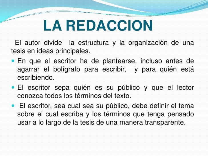 La redaccion