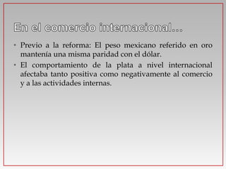 La reforma monetaria de 1905 | PPTX