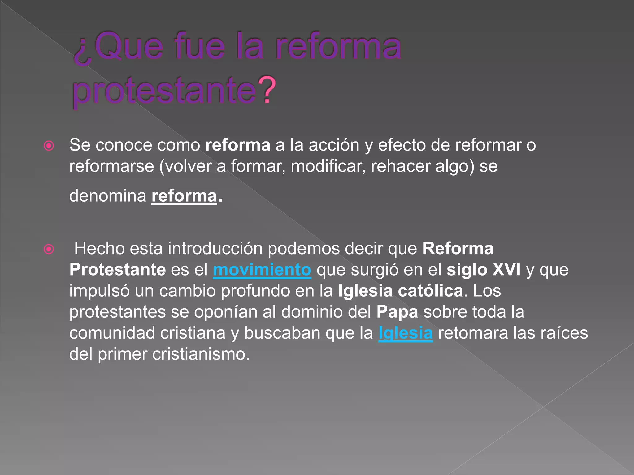 La reforma protestante | PPTX | Christianity | Religion & Spirituality