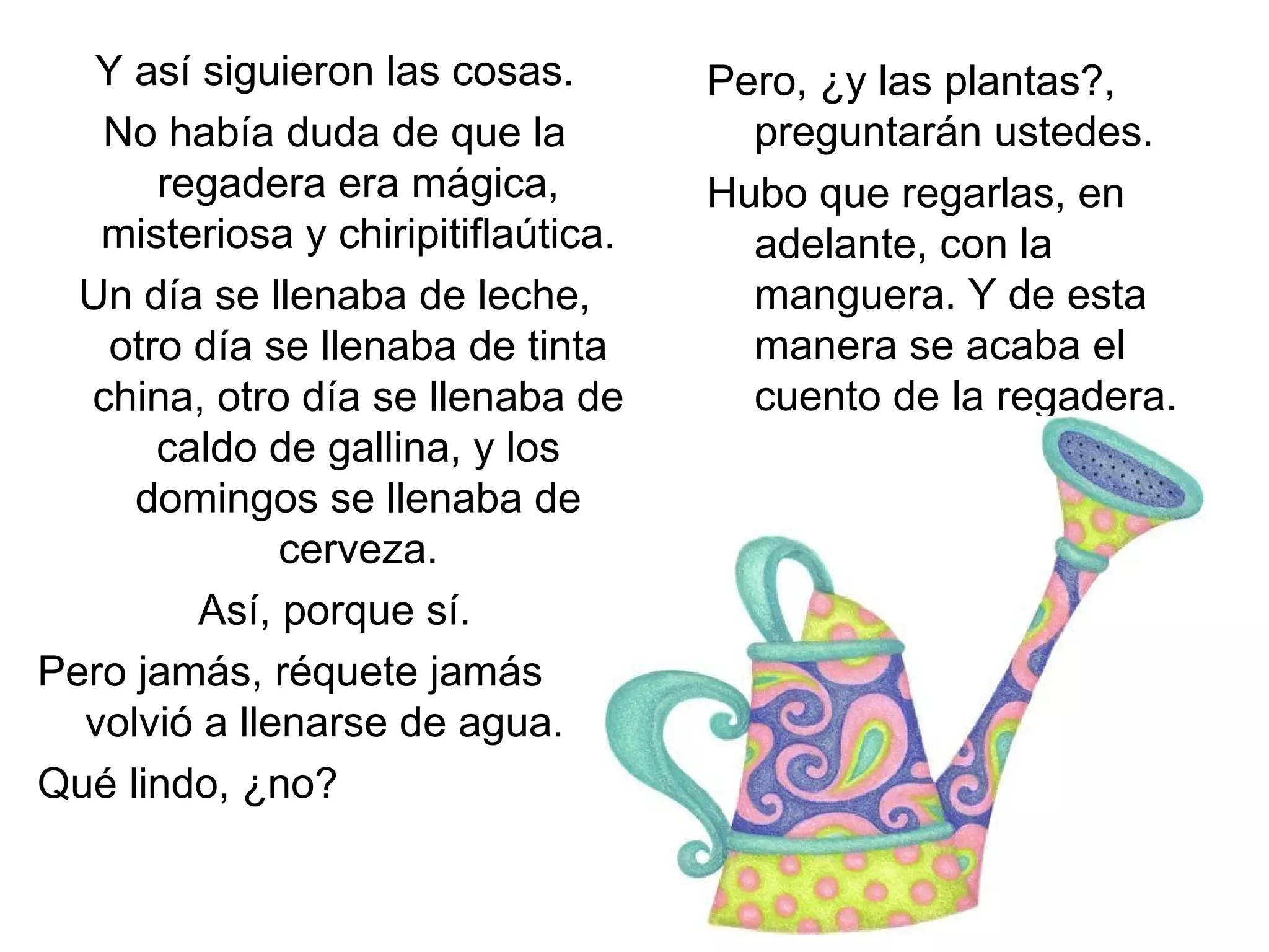 Nuevo: La regadera misteriosa | PPT