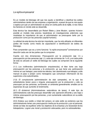 La regilla empresarial | DOCX