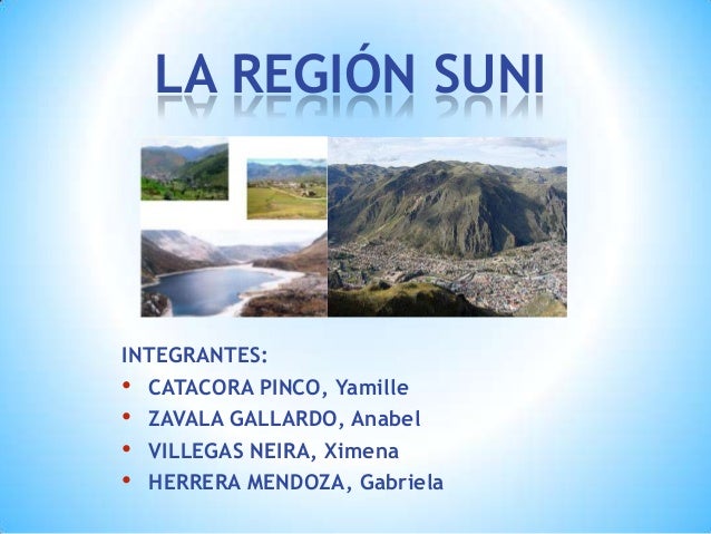 La región suni