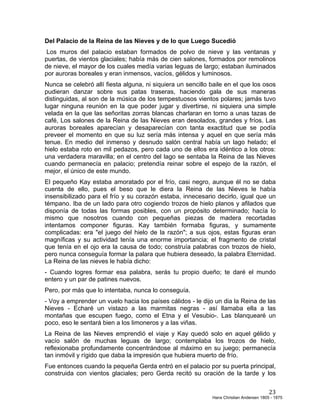 La reina de las nieves | PDF