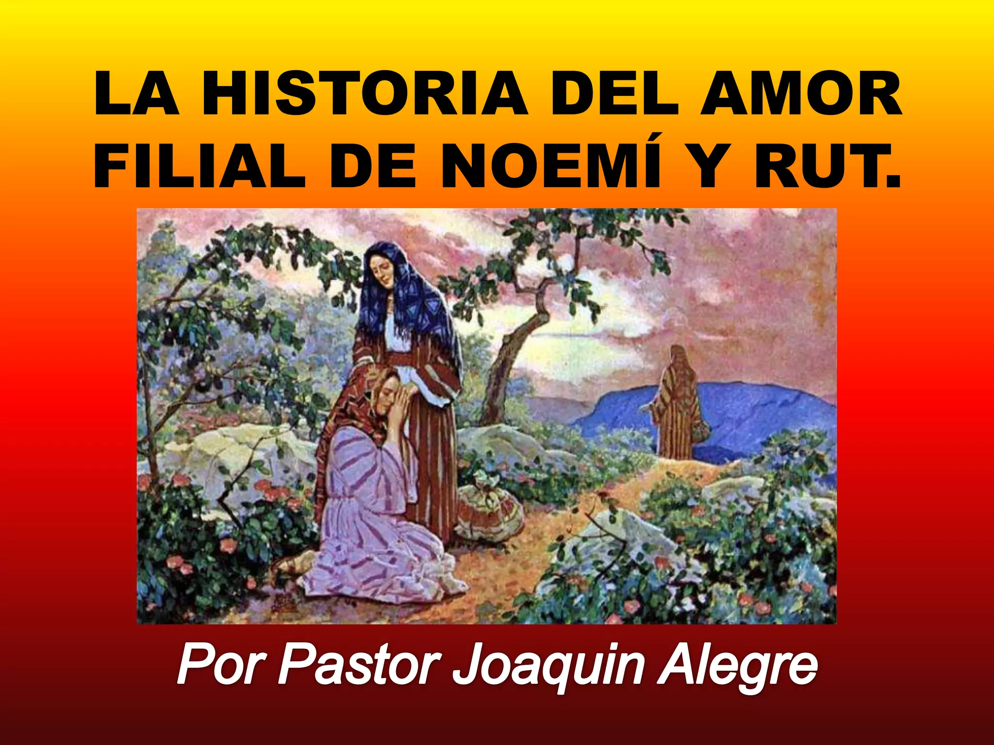 La relacion de amor filial en tiempos dificiles | PPT