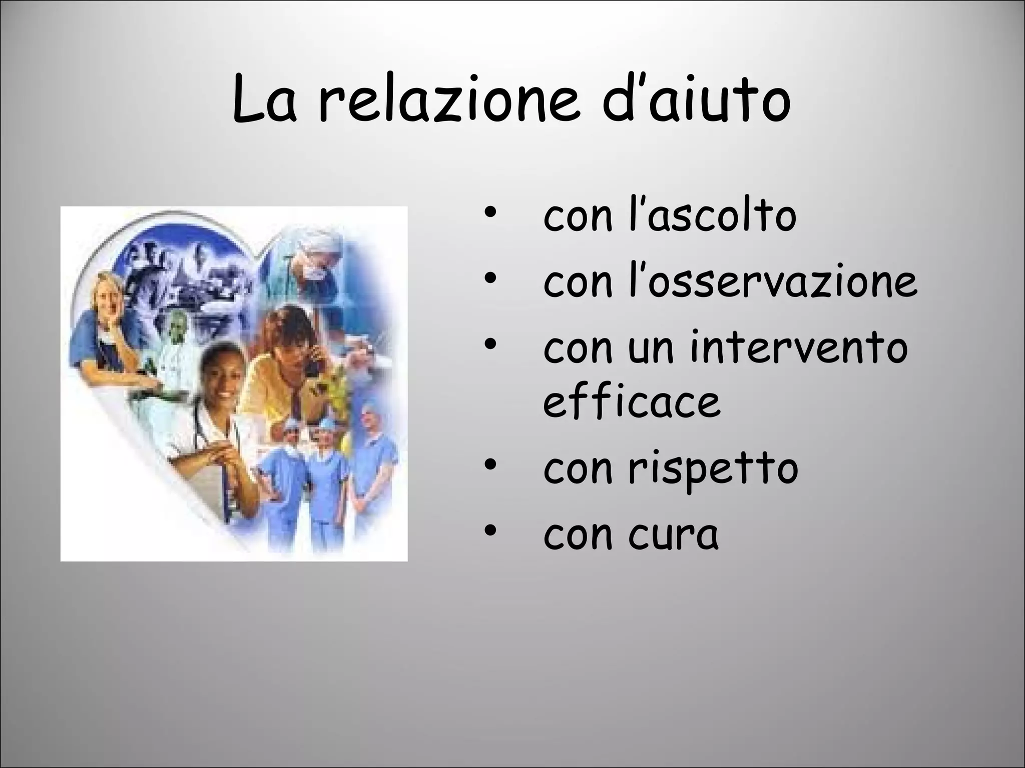 La relazione con il paziente con disagio psichico | PPT