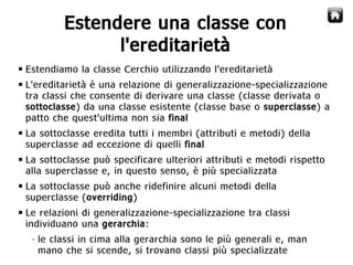 Java e la relazione di ereditarietà | PDF | Programming Languages | Computing