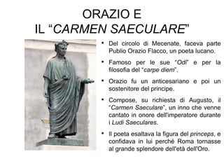 La religione a Roma tra Cesare e Augusto | PPT