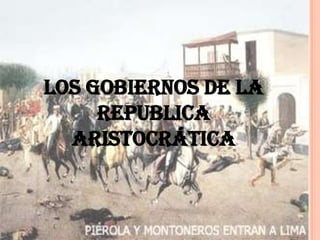 La república aristocratica | PPTX