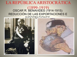 LA REPÚBLICA ARISTOCRÁTICA Y CARACTERISTICAS DEL PERU A FINES DEL SIGLO ...