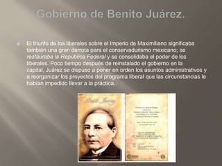 La república restaurada | PPTX