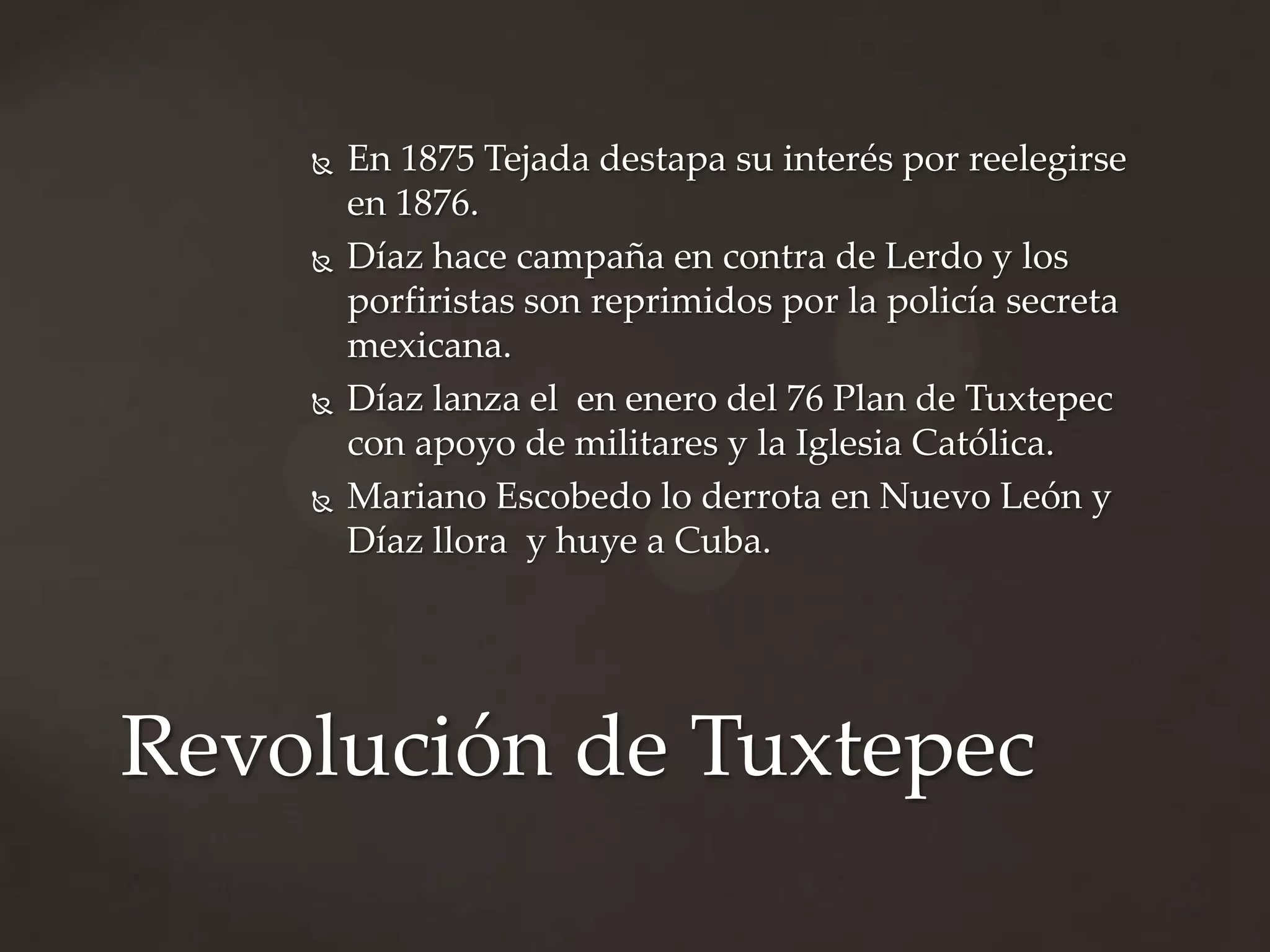 La república restaurada | PPTX