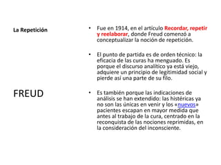 La repetición como concepto fundamental | PPTX