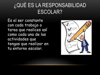 Irresponsabilidad Escolar