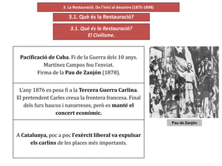 La Restauració política a Espanya (1874-1898) | PPTX