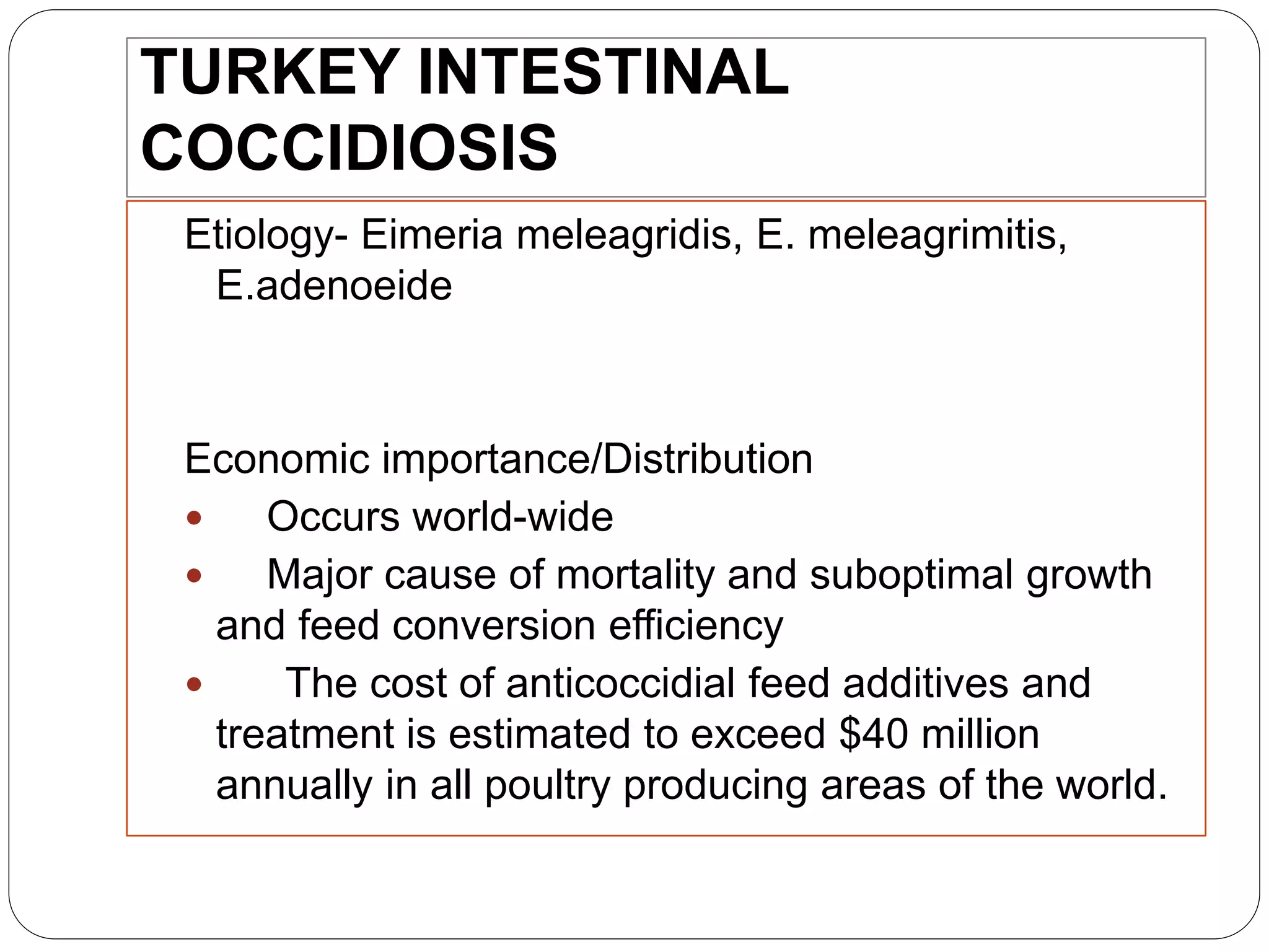 Intestinal Parasites of Poultry | PPTX