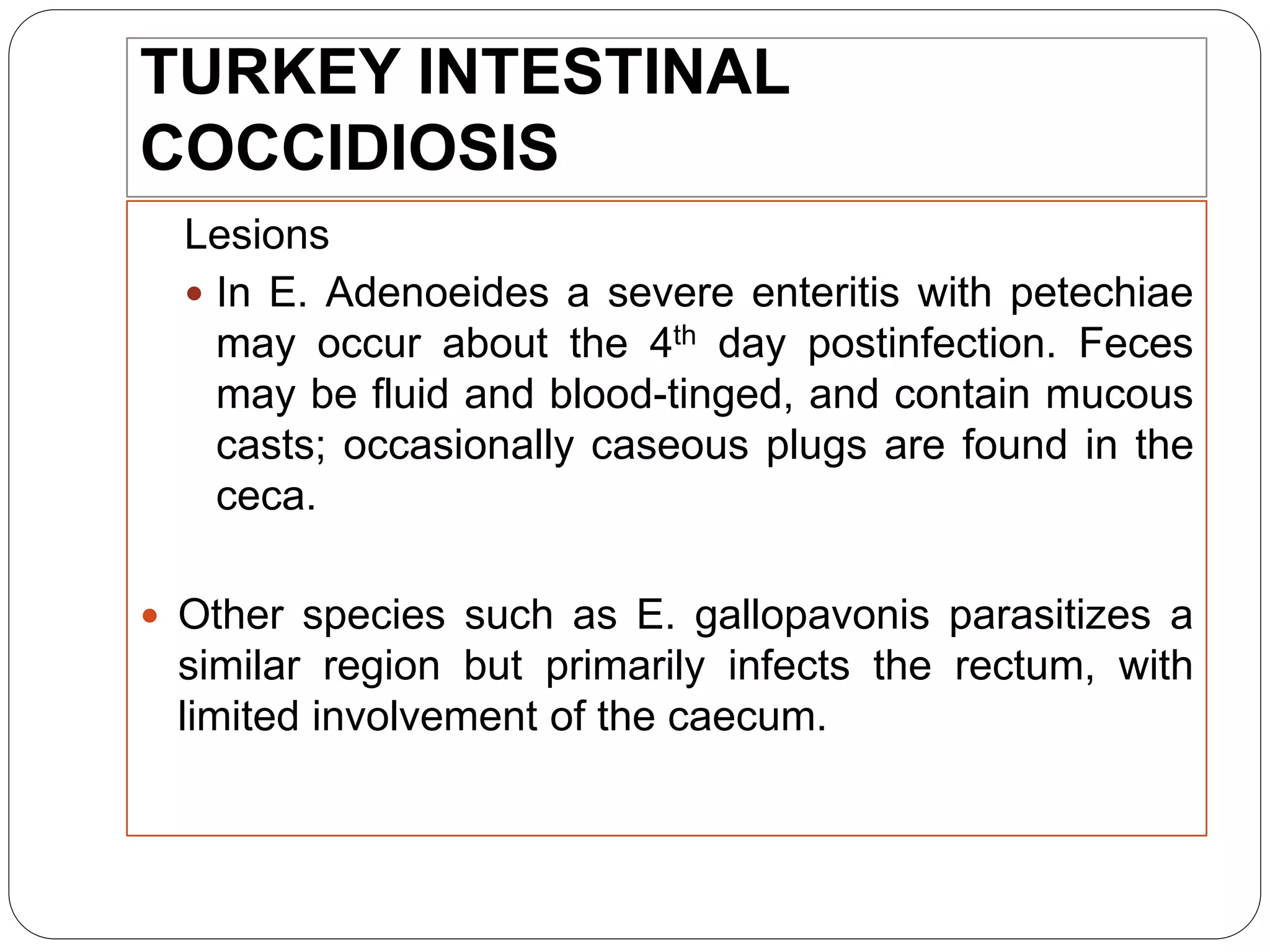 Intestinal Parasites of Poultry | PPTX