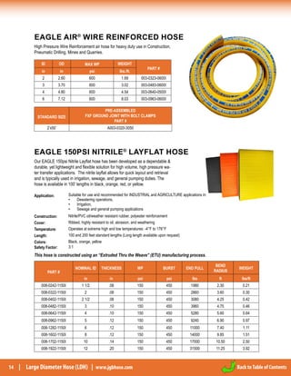 Large Diameter Hose Catalog | PDF