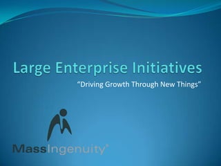 Large Enterprise Initiatives | PPTX