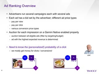 Training Large-scale Ad Ranking Models in Spark | PDF
