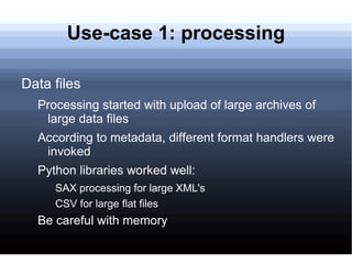 Large Scale Processing with Django | ODP | Computing | Technology & Computing