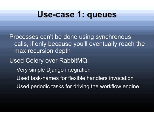 Large Scale Processing with Django | ODP | Computing | Technology & Computing